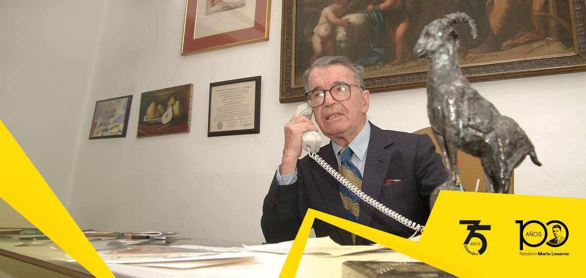 Centenario de Mario Laserna: el incansable